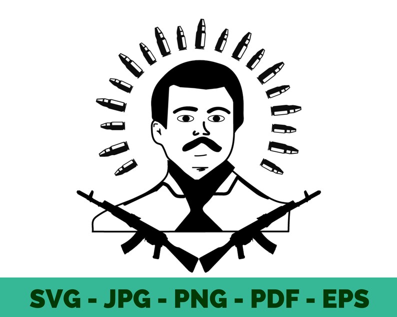 Jesus Malverde SVG / Malverde / Mexico / Mexican / Narcos / Religious ...