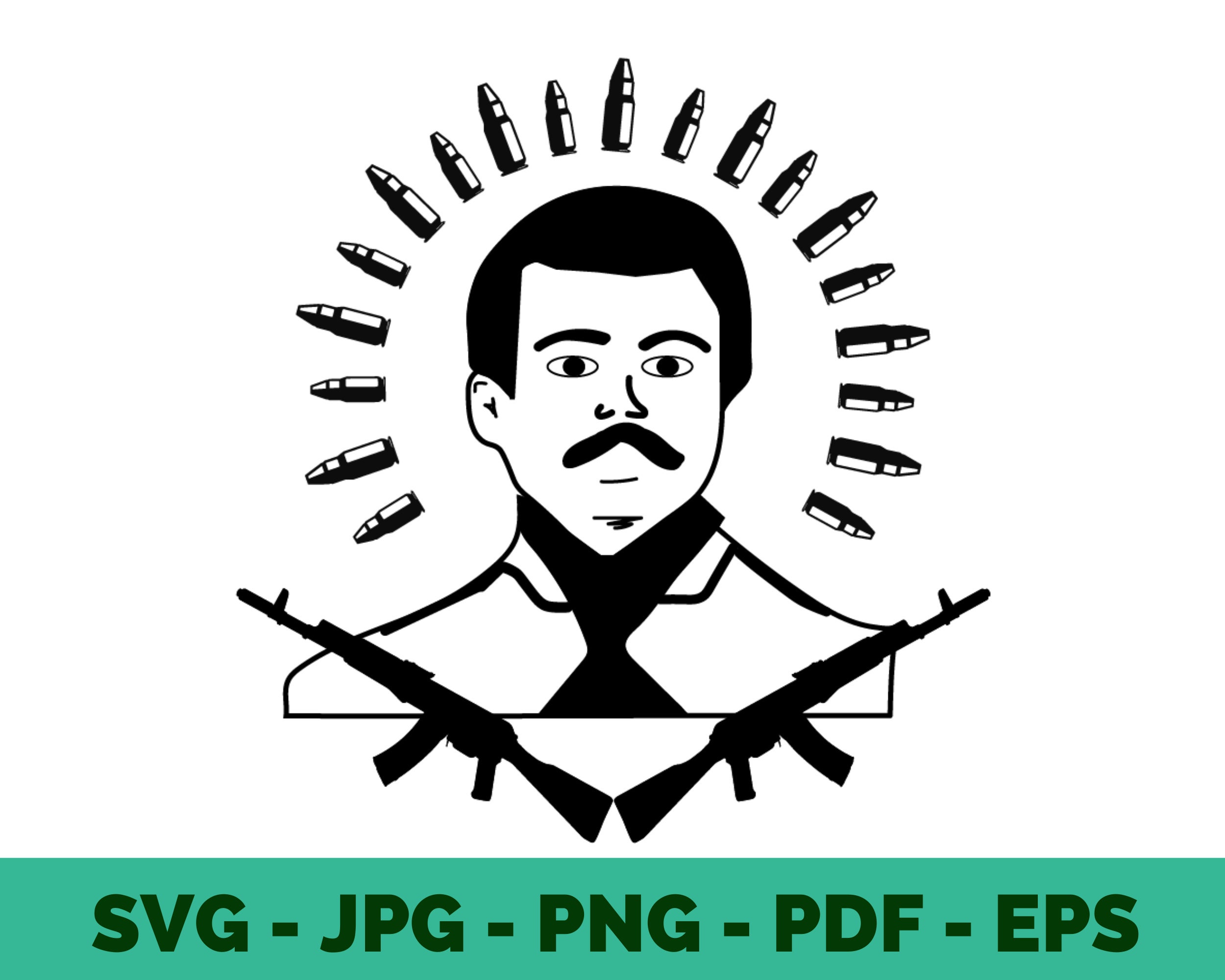 Jesus Malverde SVG / Malverde / Mexico / Mexican / Narcos / Religious ...