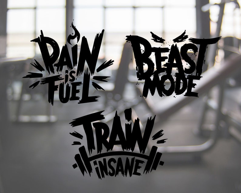 Gym Svg / Workout Svg Bundle / Fitness Svg / Exercise Svg / Workout ...