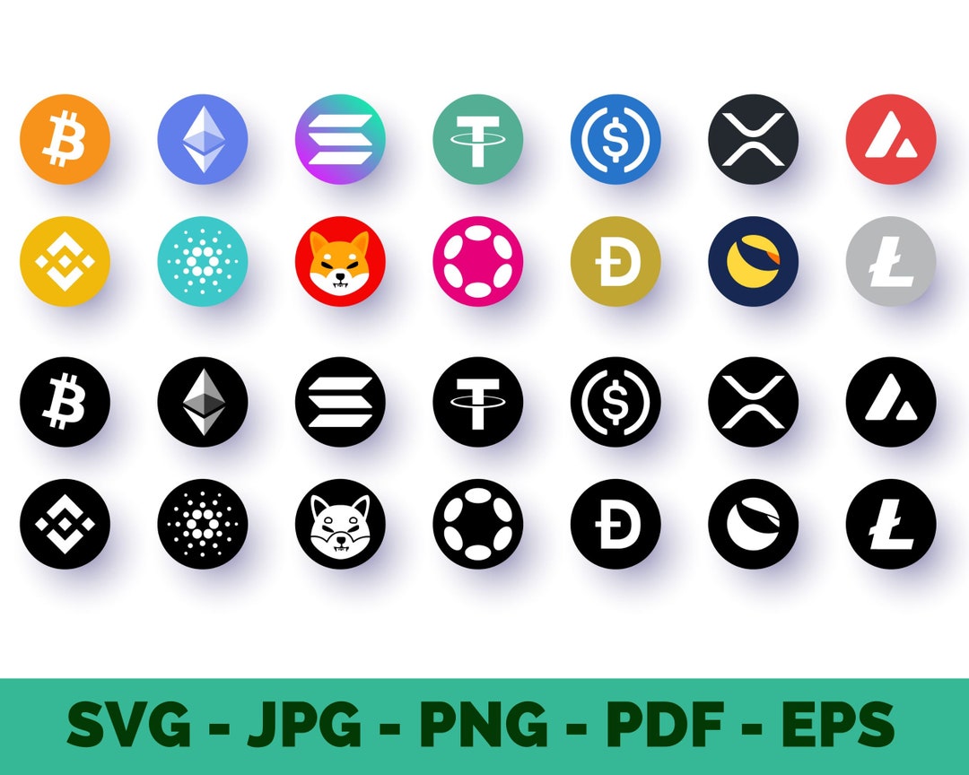 Bitcoin svg krypto svg krypto münzen svg Kryptowährung Icons ...