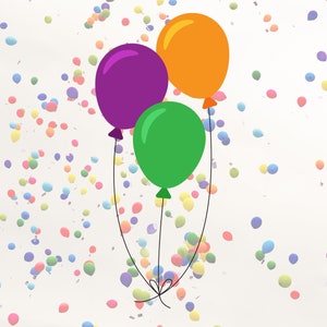 Balloon Clipart | Party Decor | Birthday Celebration | PNG ...