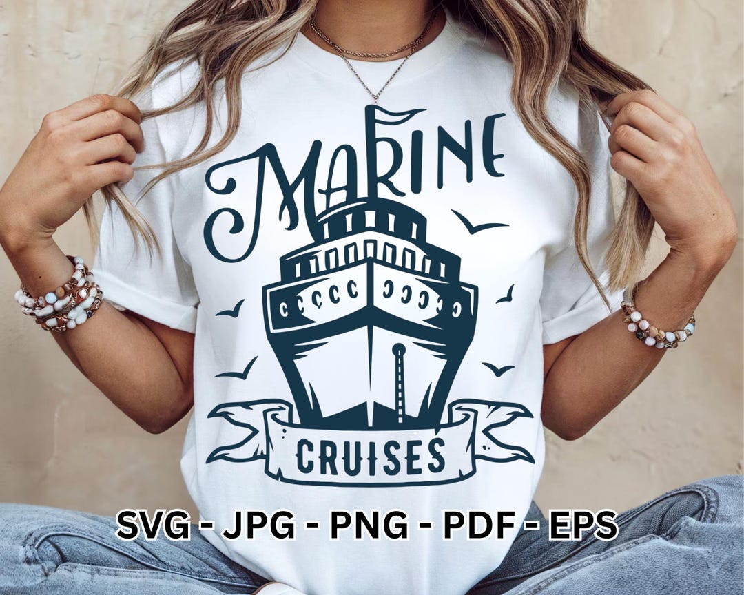 Marine Bundle | Cruise Ship & Captain Clipart | Nautical Vector Art for ...