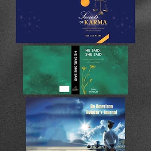 Personalized Book Cover Design | Custom Cover for Authors | Unique Book ...