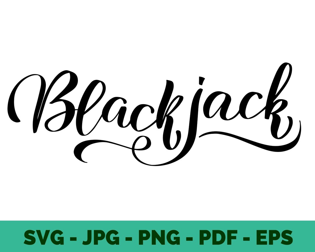 Blackjack SVG / Casino / Poker / Gambling / Tshirt Design / Clipart ...