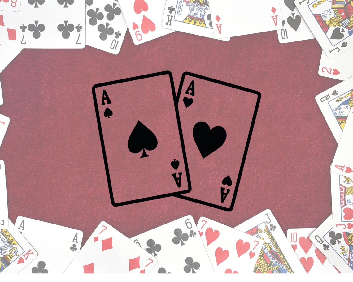 Playing Cards Svg / Aces Svg / Poker Cards Svg / Poker Clipart / Cards ...
