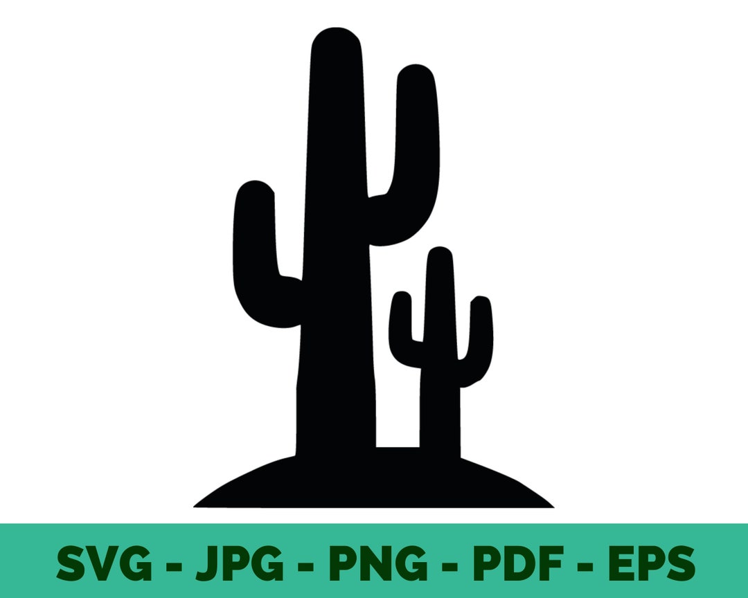 Cactus SVG File / Cactus Cut File / Cactus Clipart / Succulent Clip Art ...