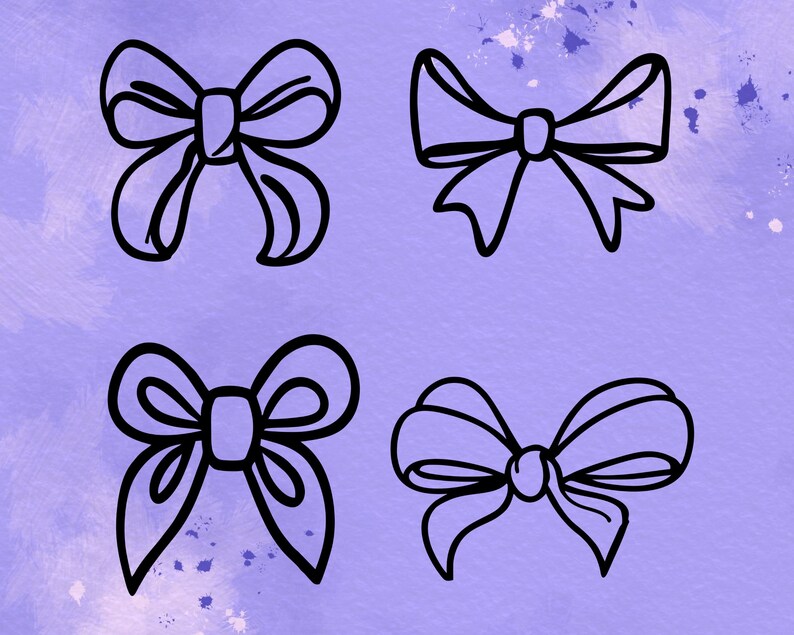 Bows Clipart Bows Svg Bows Bundle Ribbon Clipart Bow Vector - Etsy