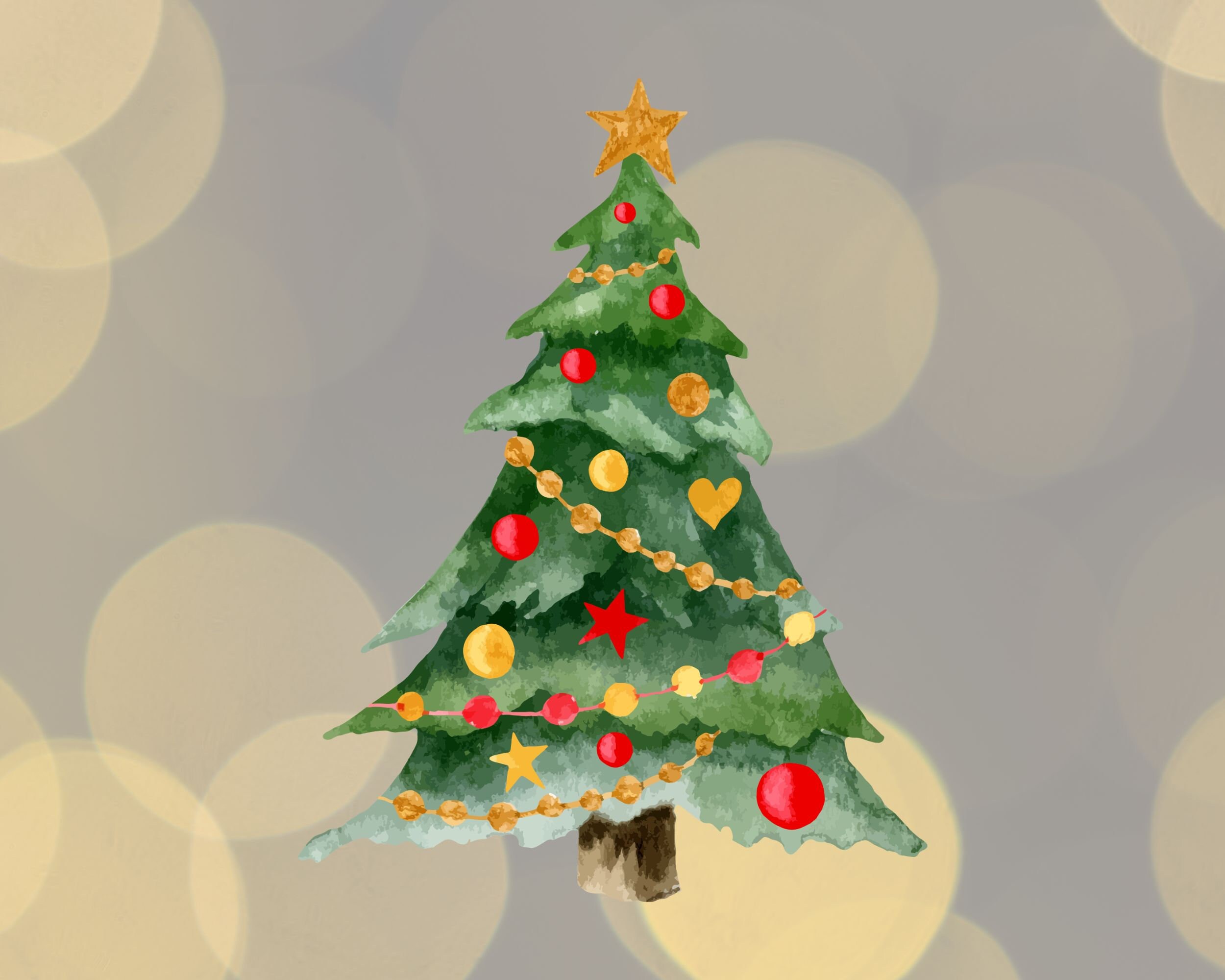 Watercolor Christmas Tree Clipart Tree Clipart Christmas Trees Png ...