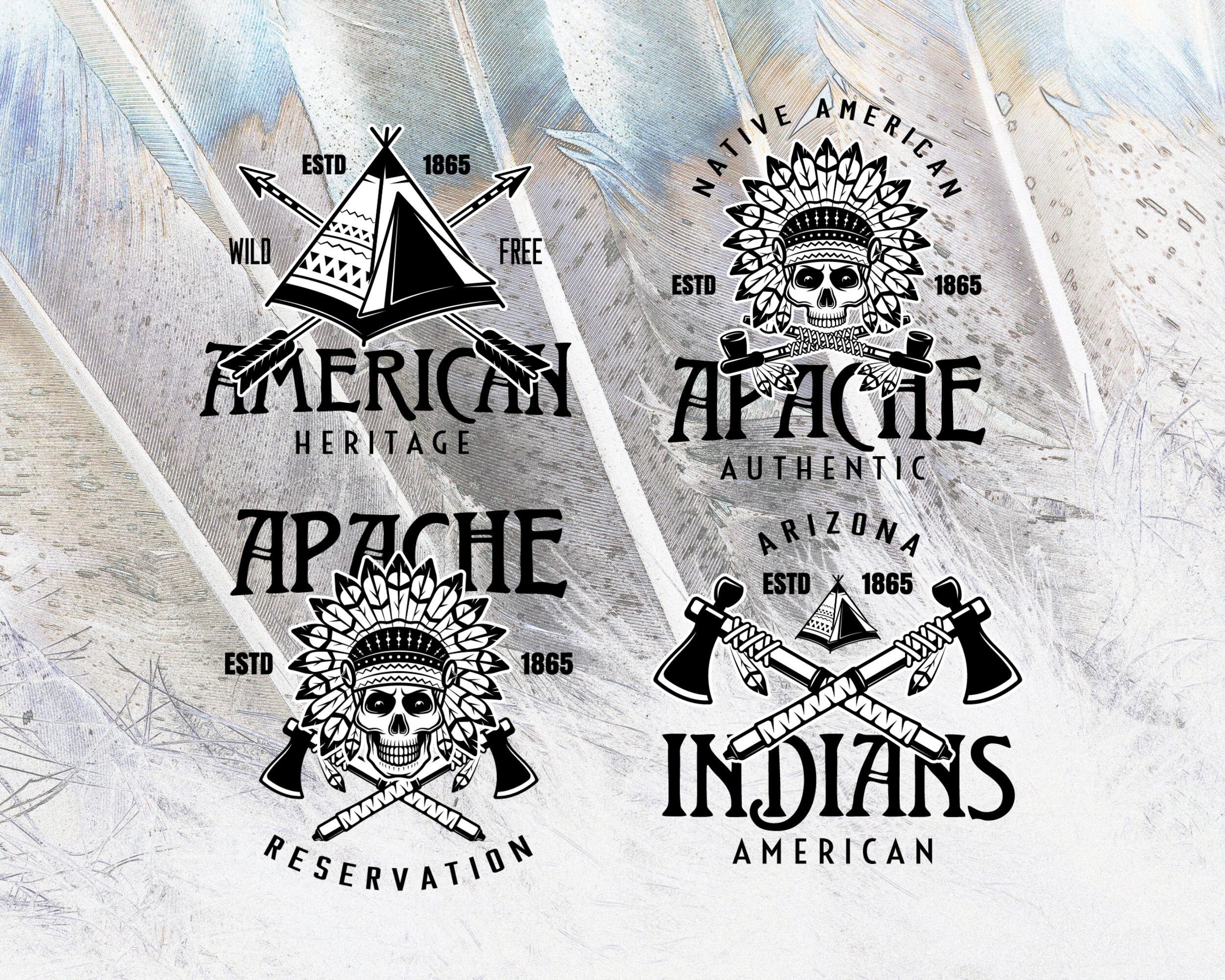 Native American Clipart American Native Svg Native American Art Tribal ...