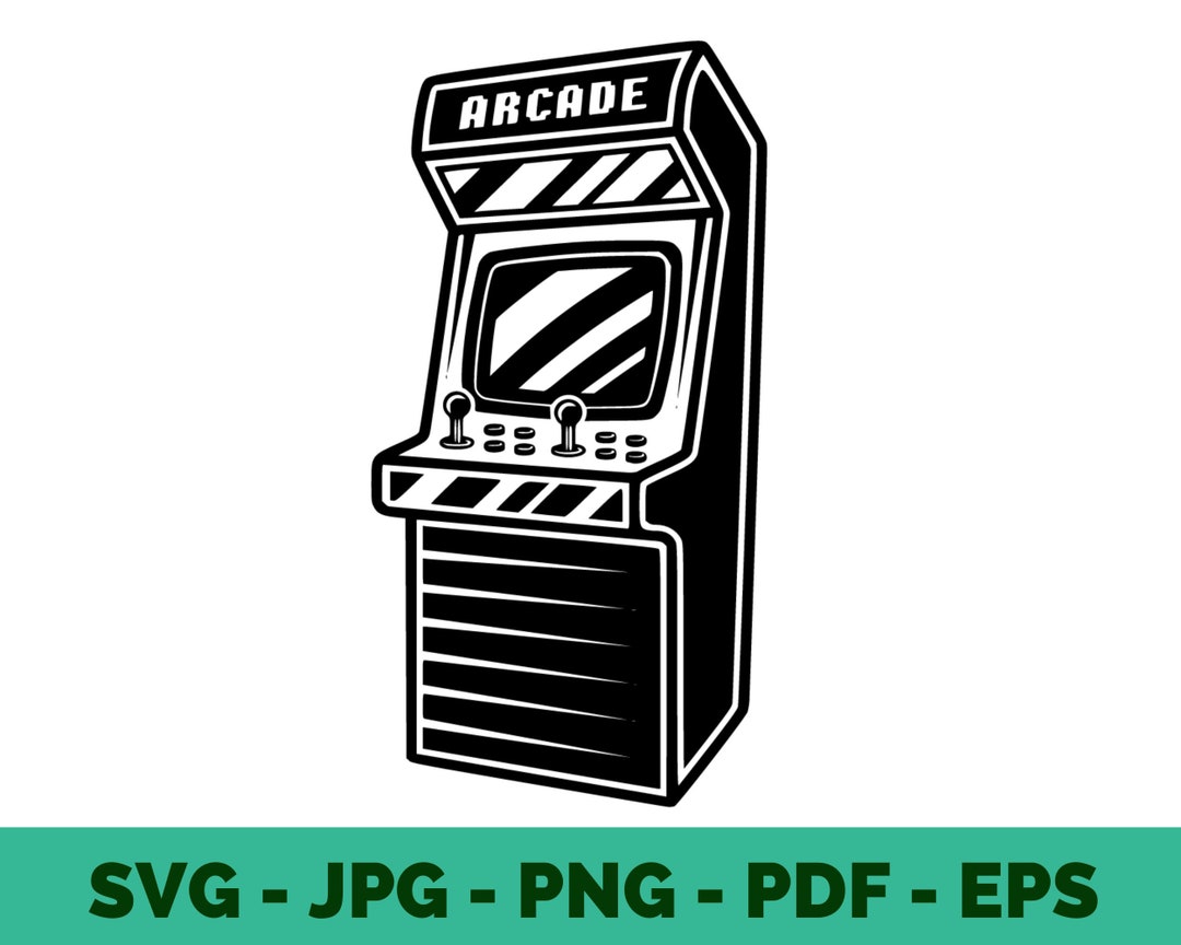 Gaming SVG / Arcade Game Clipart / Arcade Cabinet / Gaming / Video Game ...