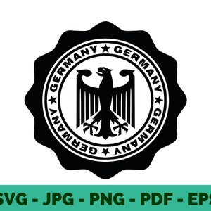 Deutschland Svg Germany Svg Germany Stamp German Eagle Svg Deutschland ...