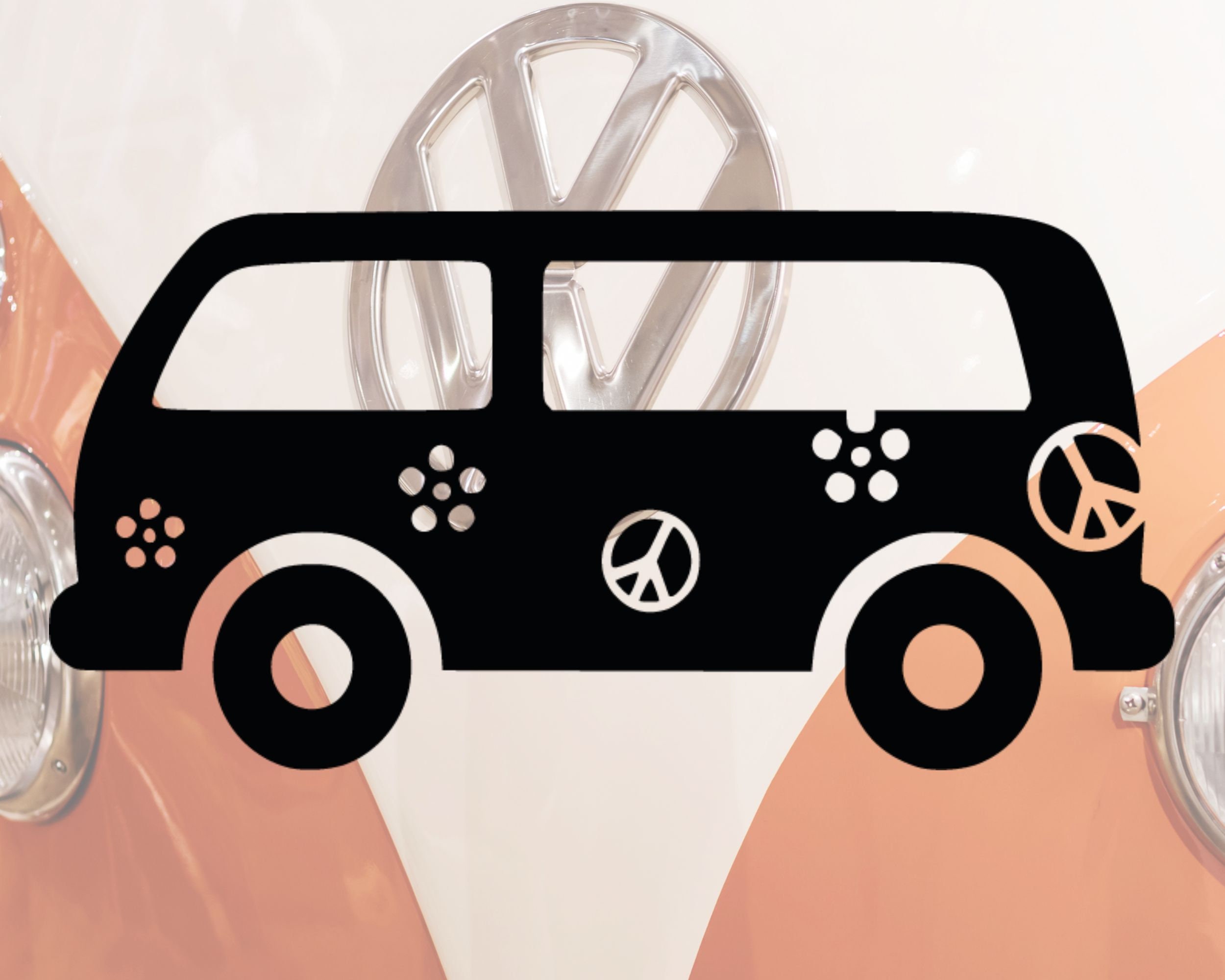 VW Camper Van Svg / Hippie Svg / Caravan Svg Retro Van Svg / Cricut ...