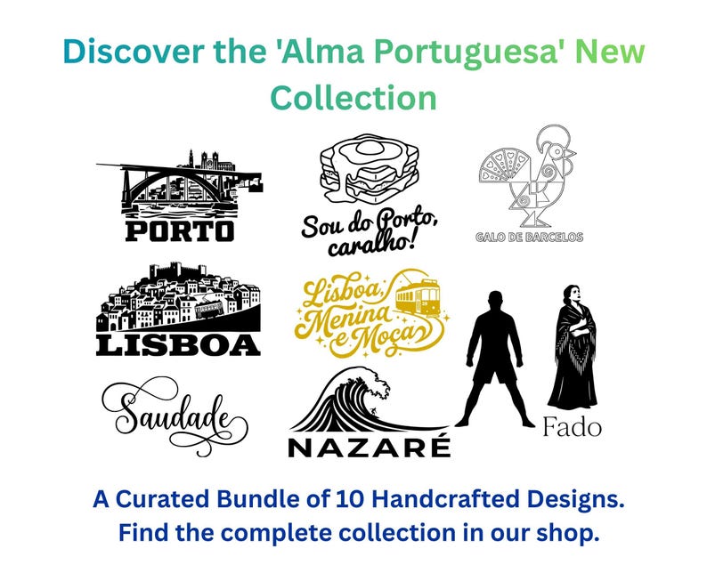 Portugal SVG Bundle | Lisbon Crest Flag Cities Clipart | Portuguese ...