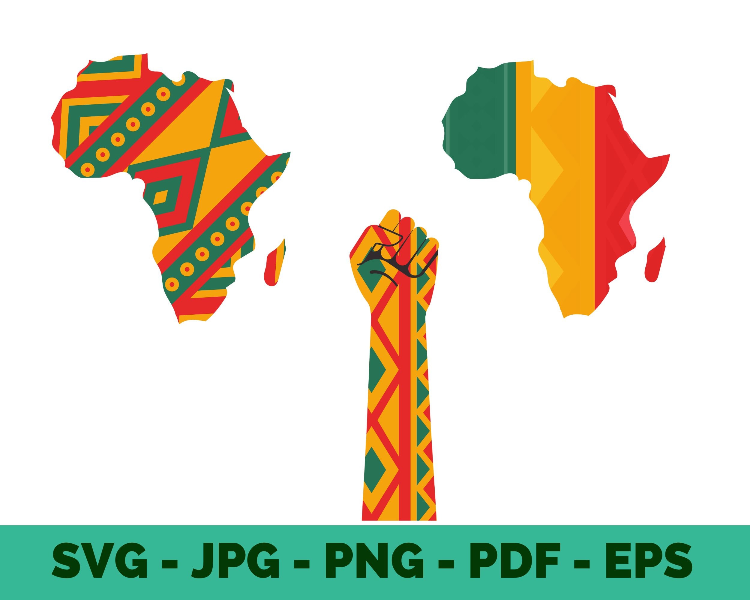 Map of Africa Svg Africa Shape SVG Files Africa Map Svg Vector ...