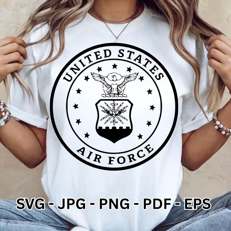 Usaf Svg Crest - Etsy