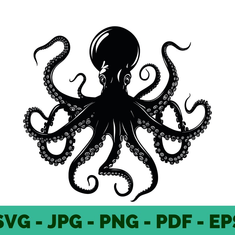 Octopus Svg - Etsy