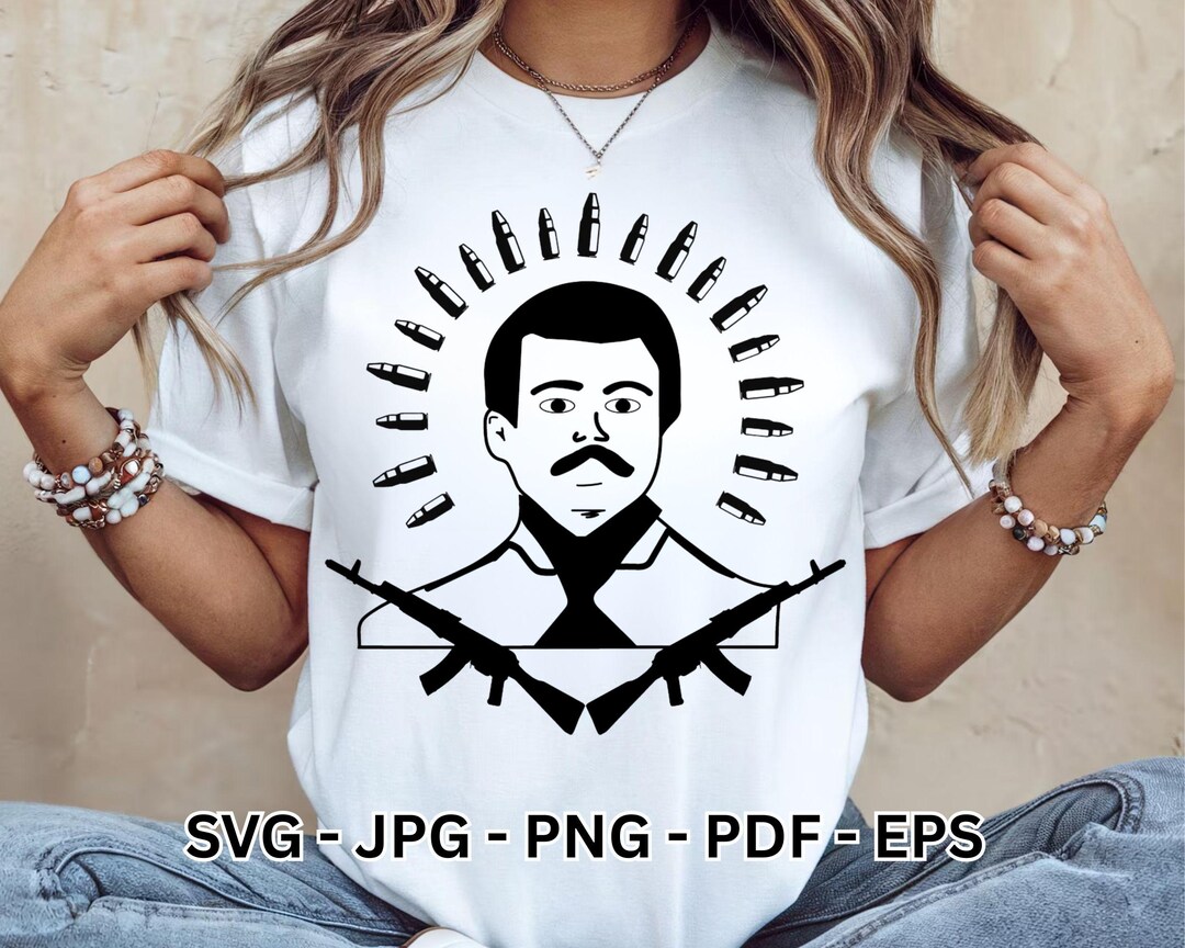 Jesus Malverde SVG Mexican Narcos Silhouette, Folk Saint Clipart ...