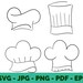 Chef Hat SVG / Chef / Cook / Baker / Bundle / Clipart / Vector ...