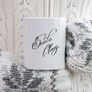 Santa Claus Realistic Signature / Santa Claus Signature Svg / Santa ...