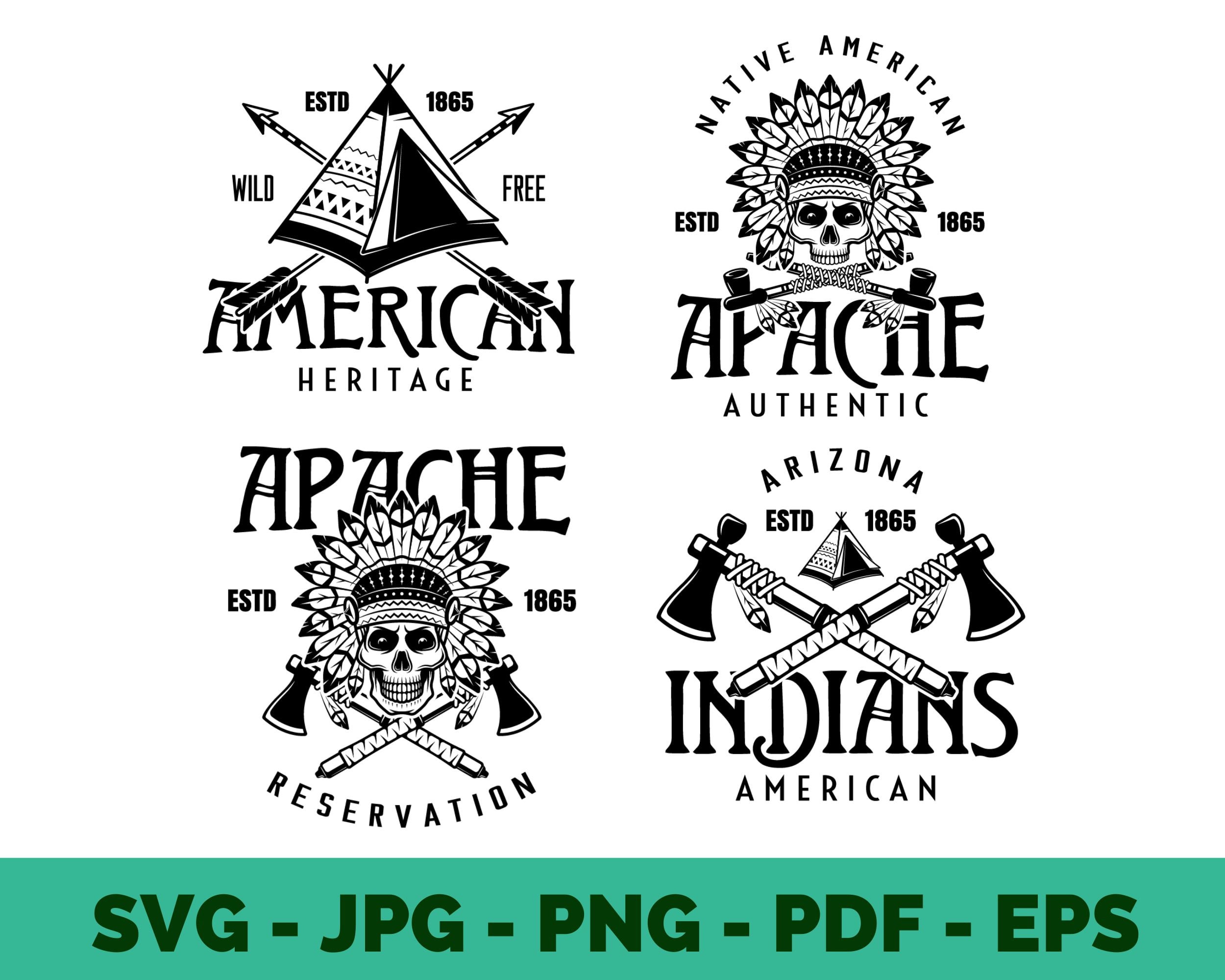 Apache Native American Symbols Apache Indian Symbols Etsy