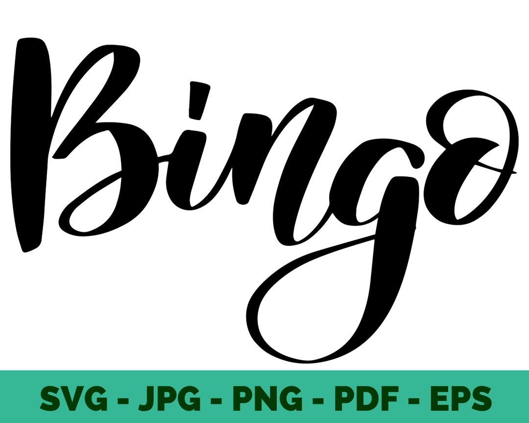 Bingo Svg / Bingo Player SVG / Bingo Lady Svg / Bingo Games Svg / Bingo ...