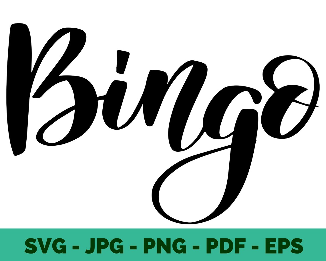 Bingo Svg Bingo Player SVG Bingo Lady Svg Bingo Games Svg - Etsy