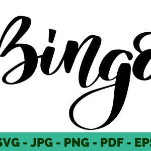 Bingo Svg / Bingo Player SVG / Bingo Lady Svg / Bingo Games Svg / Bingo ...