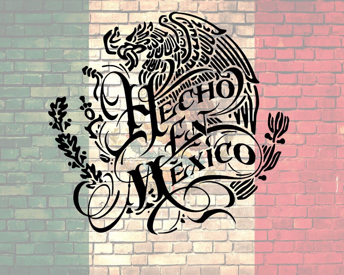 Hecho en mexico svg mexican svg latina svg belicon svg Mexico - Etsy México