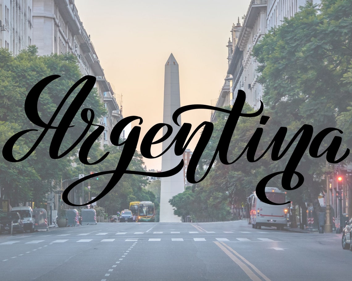 Argentina SVG Bundle | Buenos Aires & Argentinian Lettering Designs | T ...