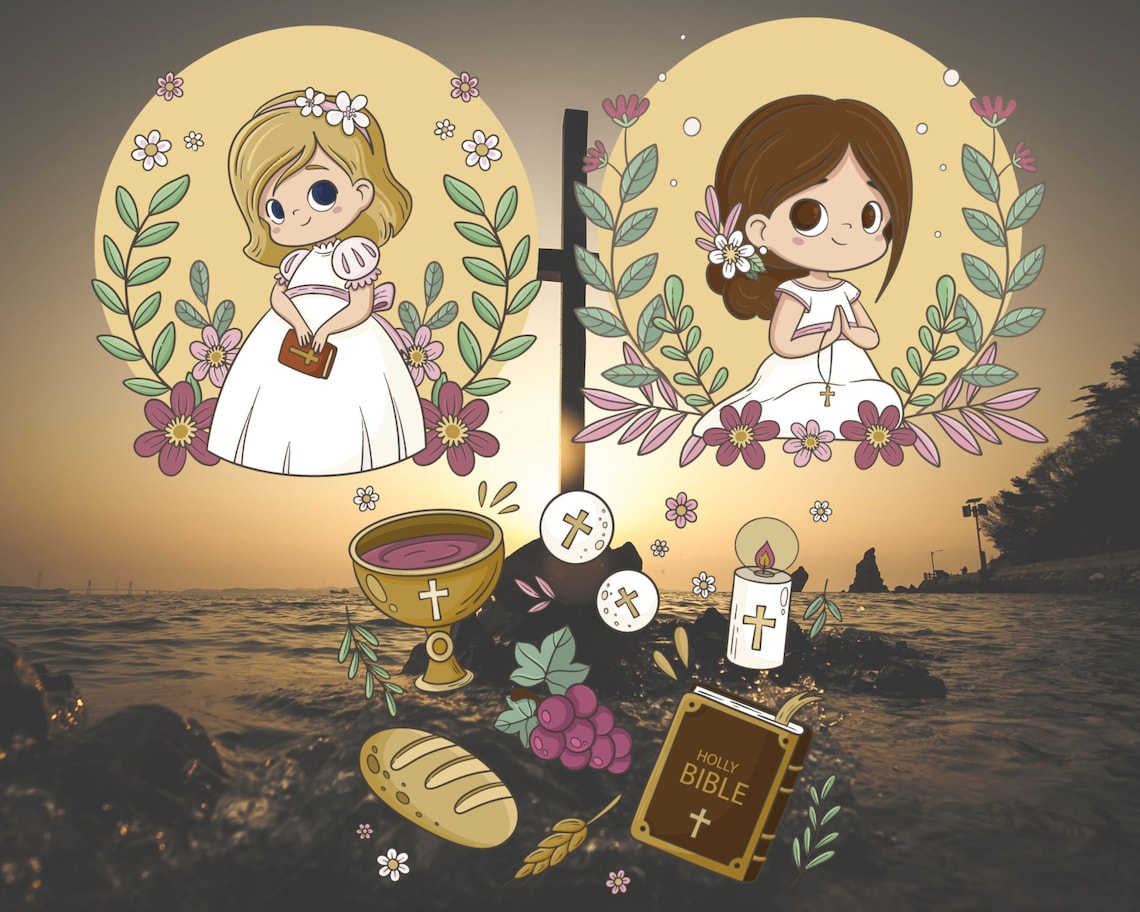 Primera Comunion Clipart Communion Clipart Catholic Design - Etsy