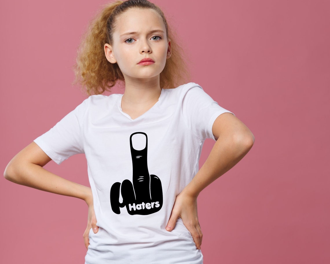 Middle Finger Svg Hater Svg Haters Svg Middle Finger Png - Etsy Ireland