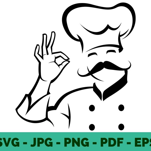 Chef Svg - Etsy