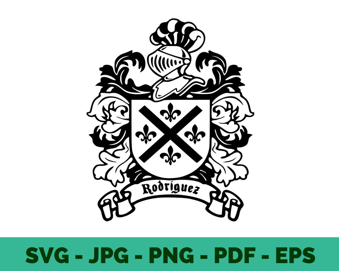 Rodriguez Family / Family Reunion / Family Crest / SVG / Family ...