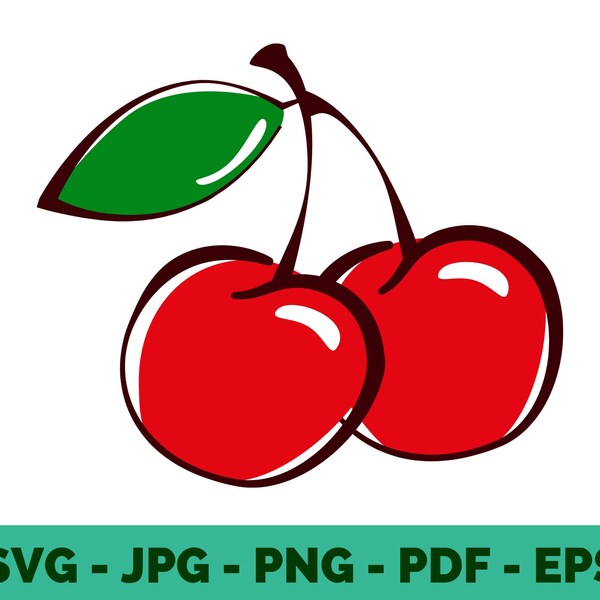 Cherry Svg - Etsy
