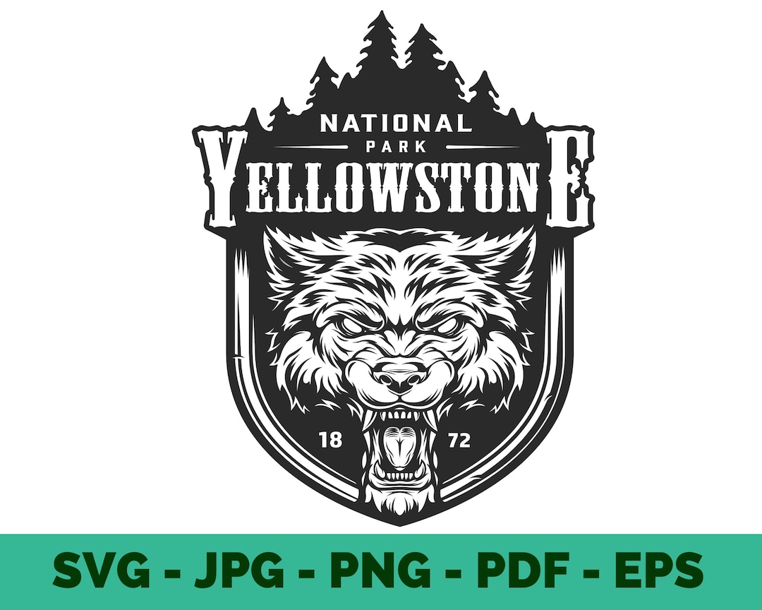 Yellowstone Clipart / National Park / Bear / America / Wild Life ...