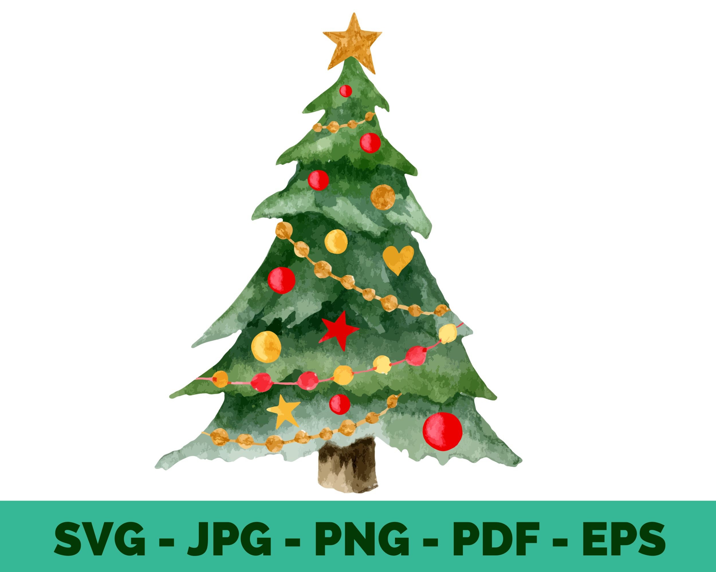 Watercolor Christmas Tree Clipart Tree Clipart Christmas Trees Png ...