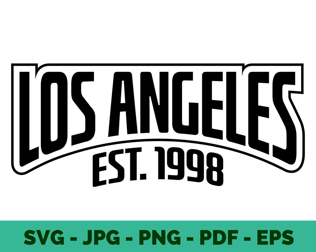 Los Angeles Svg Los Angeles Ca Svg California Svg West America Svg ...