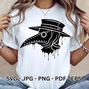 Plague Doctor Mask SVG Bundle | Medieval Peste Clipart Silhouette ...