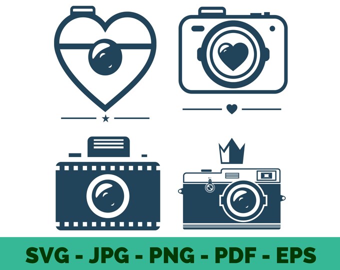 Camera Logo Design, Camera Svg Photography Logo Template, Photography ...