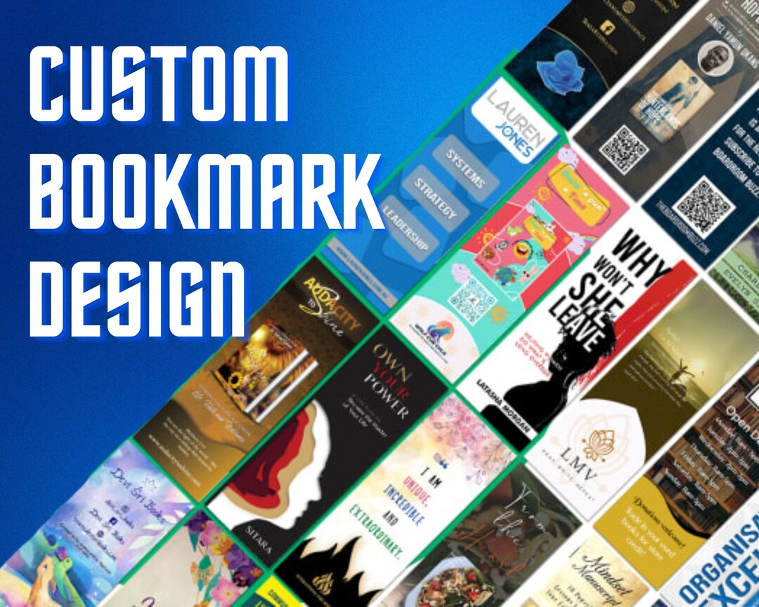 Custom Bookmark / Photo Bookmark / Custom Bookmarks for Authors ...