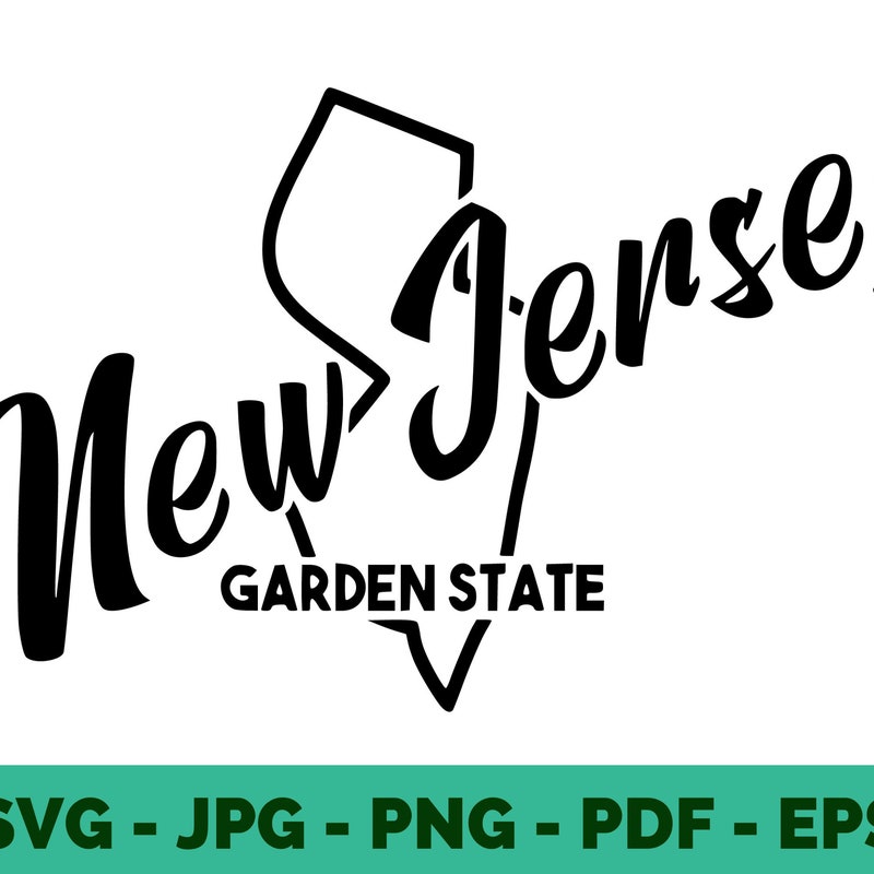 New Jersey Svg - Etsy