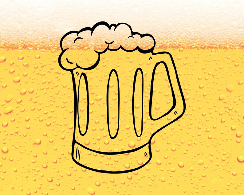 Beer Mug Svg Alcohol Drinking Cheers Dad Clipart Vector