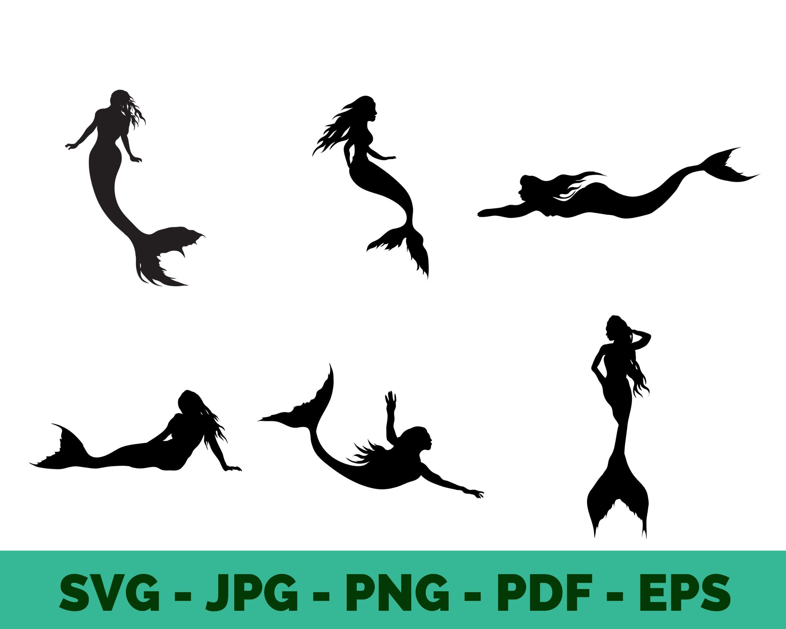Mermaid Svg Mermaids Svg the Mermaid Svg Mermaid Love - Etsy Israel
