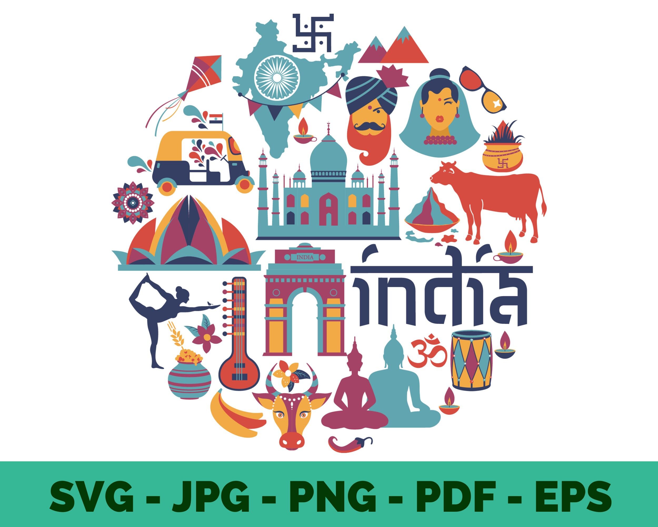 India Svg Mumbai India Map India India Flag Indian Png Svg - Etsy Australia