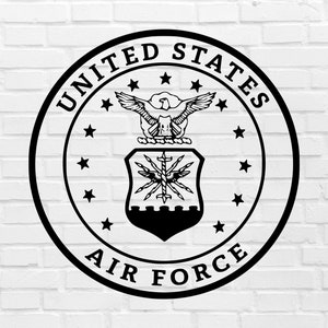 US Air Force SVG: USAF Seal Clipart, Military Vector (digital Files ...