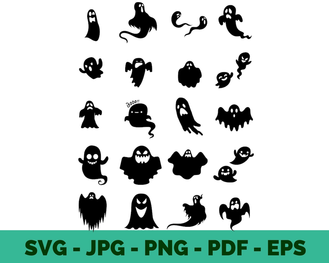 Ghost SVG - Halloween Png Ghost SVG - Boo SVG - Ghost Cut File - Ghost ...