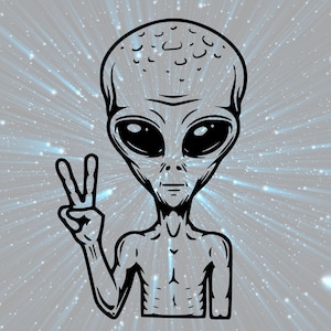 Alien SVG / Space / Galaxy / Tshirt Design / Vector / Sublimation ...