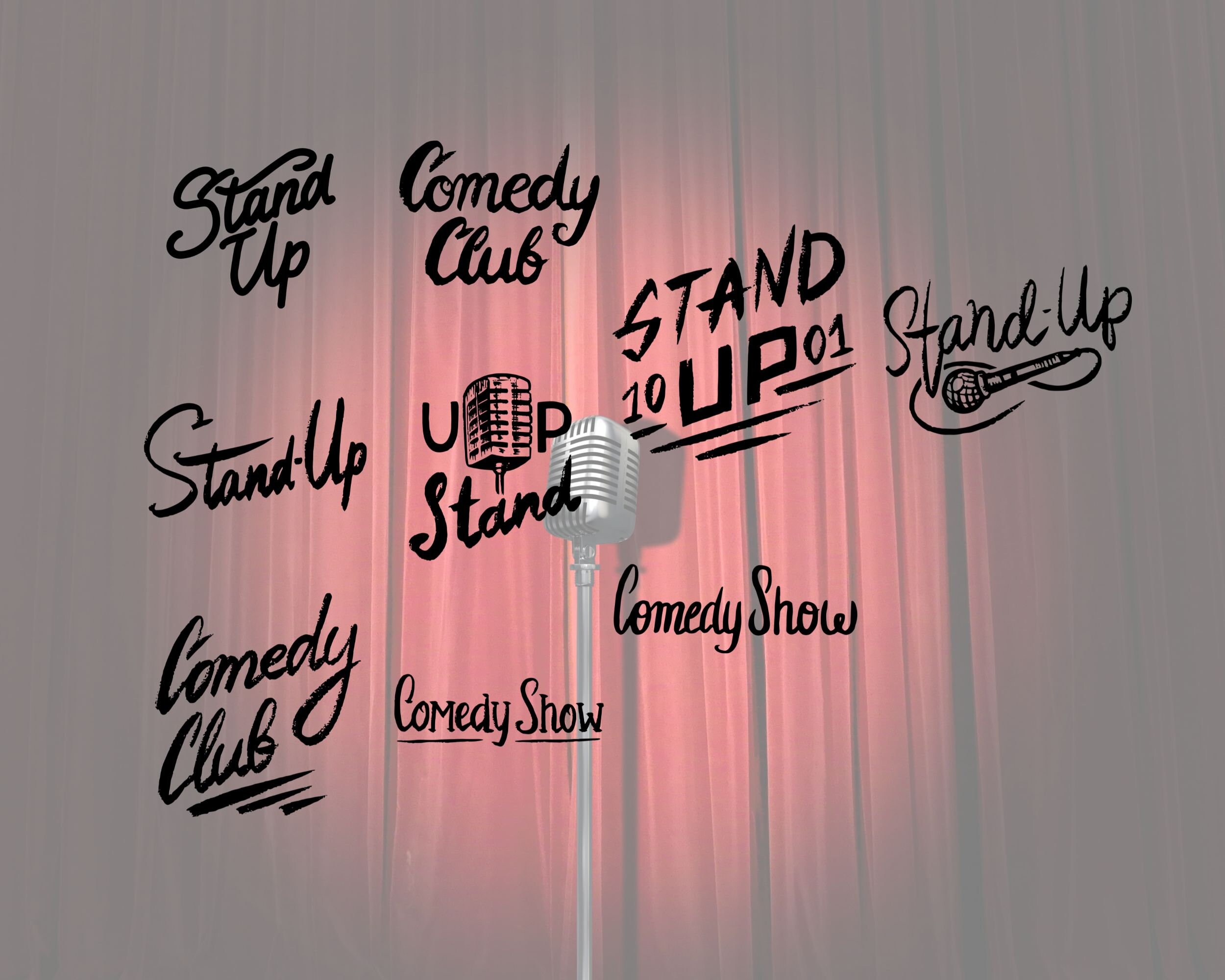 Stand up Comedy SVG Bundle for Cricut | Funny Microphone Comedian Laugh ...