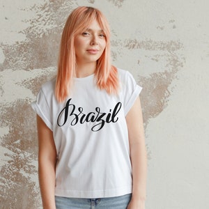 Brazil SVG | Brazilian Lettering for São Paulo & Rio Clipart for T ...