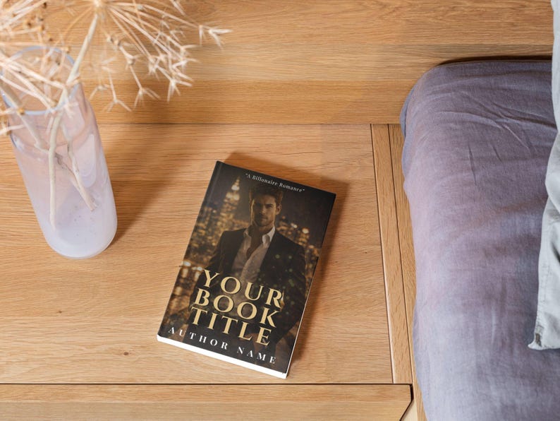 Capa de livro de romance bilionário pronta para Canva | Capa para CEO ...